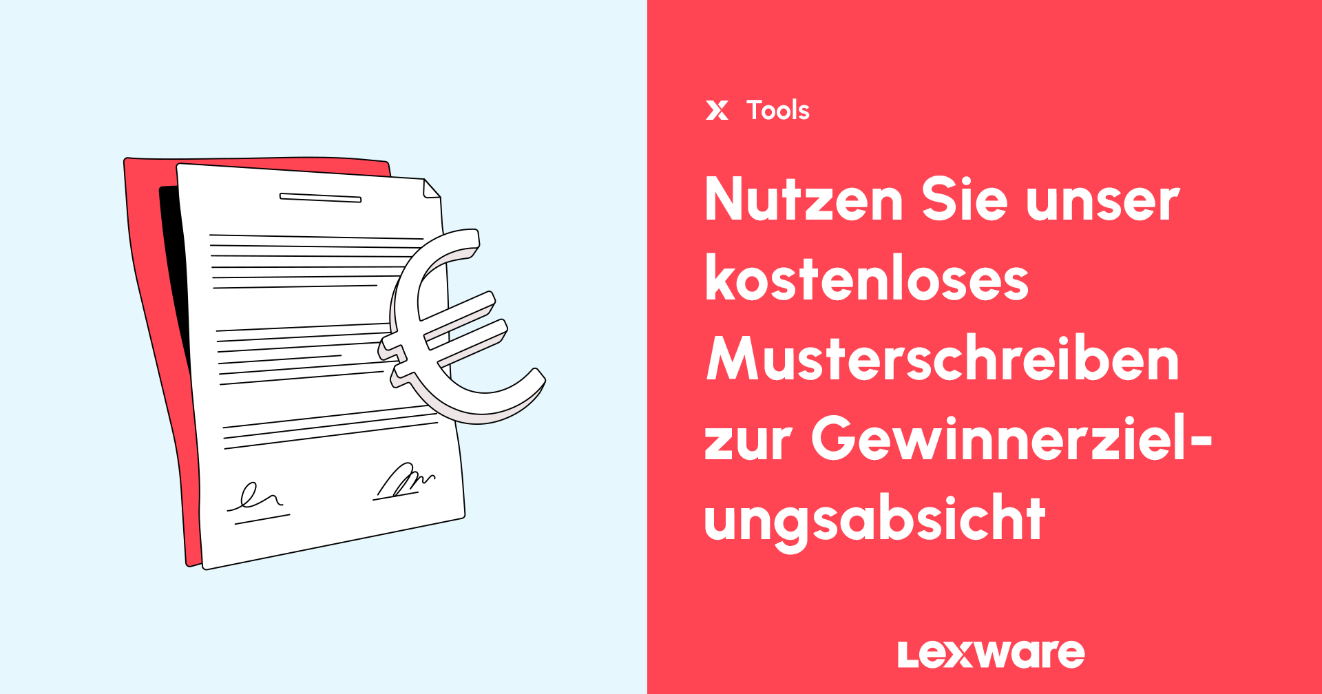 Musterschreiben zur Gewinnerzielungsabsicht