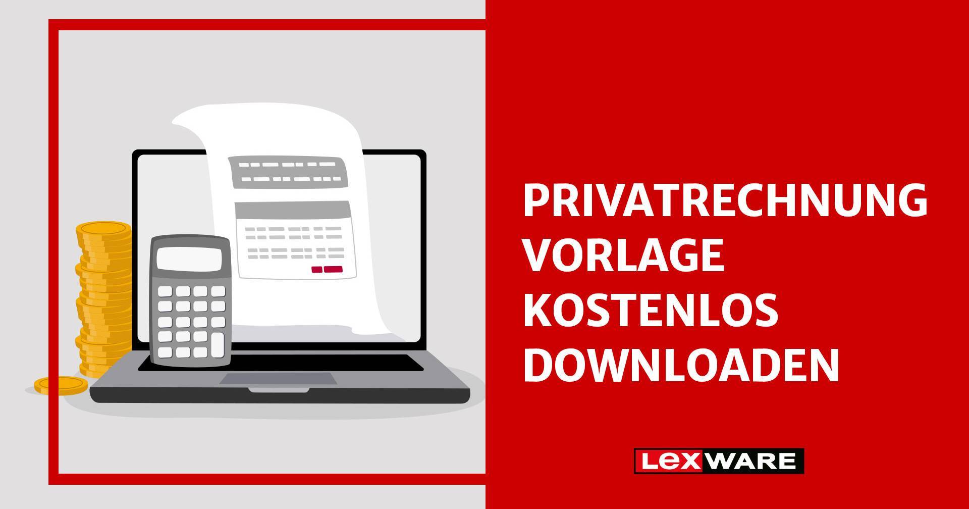 Privatrechnung Vorlage kostenlos downloaden