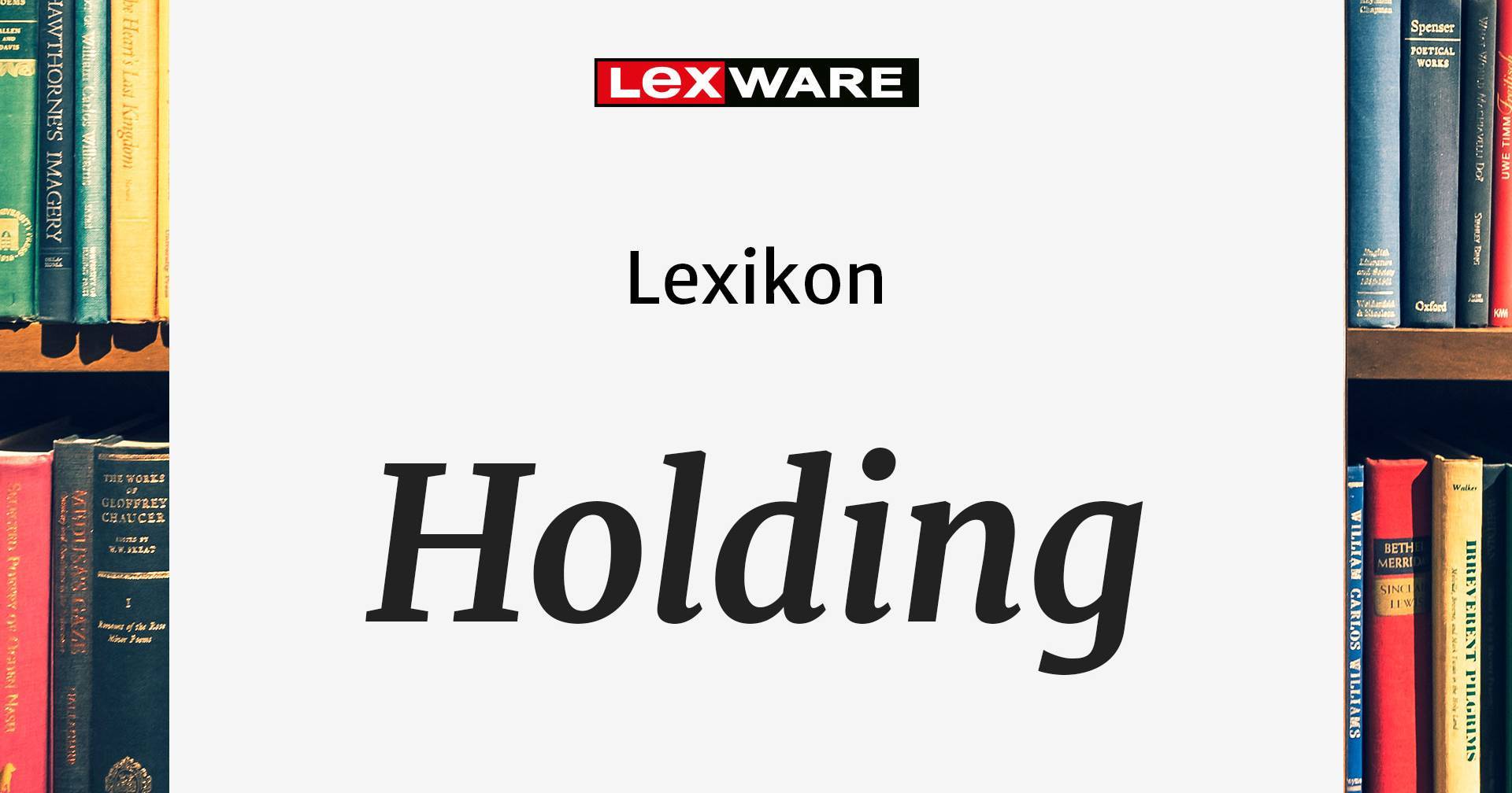 Holding: Definition, Struktur, Beispiele einfach erklärt